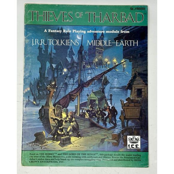 Iron Crown Enterprises | Games | Merp Thieves Of Tharbad Tolkien Lotr ...